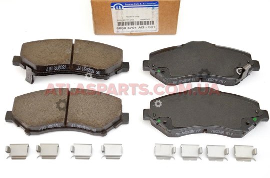 Купить 68003701AA Колодки тормозные передние